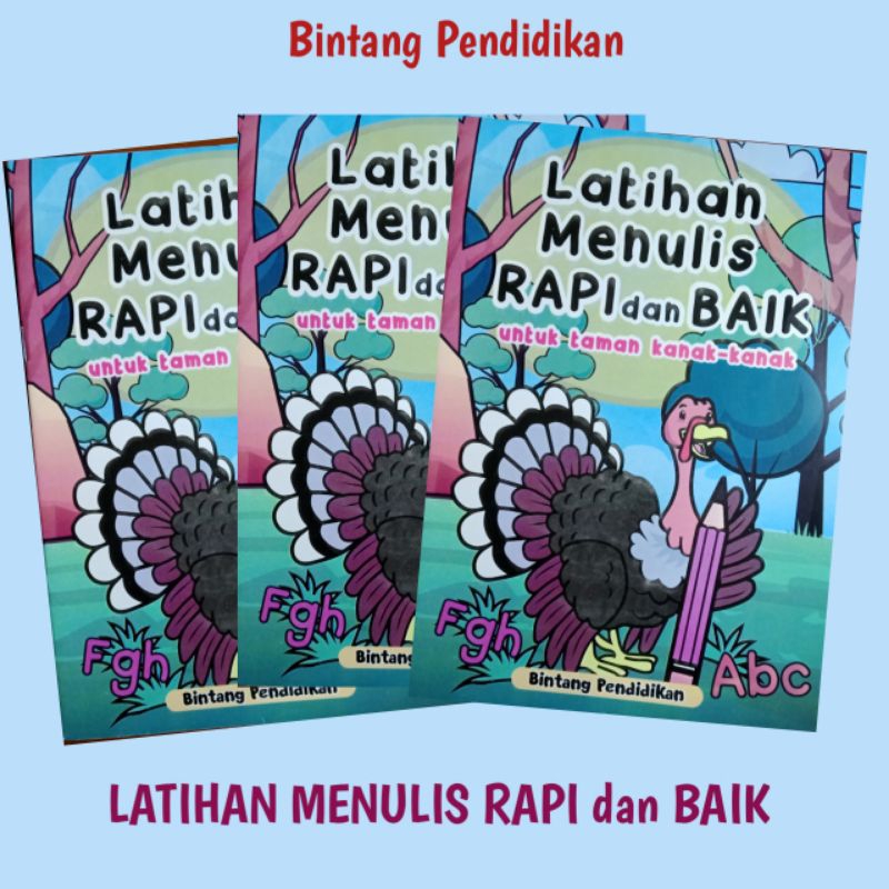 Jual Ready Buku Latihan Menulis Rapi dan Baik~Buku Taman Kanak Kanak ...