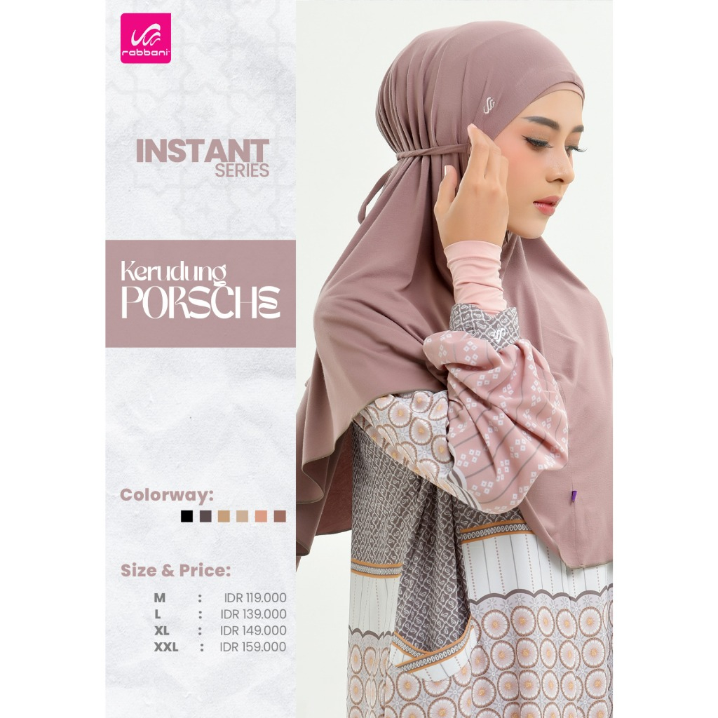 Jual rabbani kerudung porsche hijab instan terbaru | Shopee Indonesia