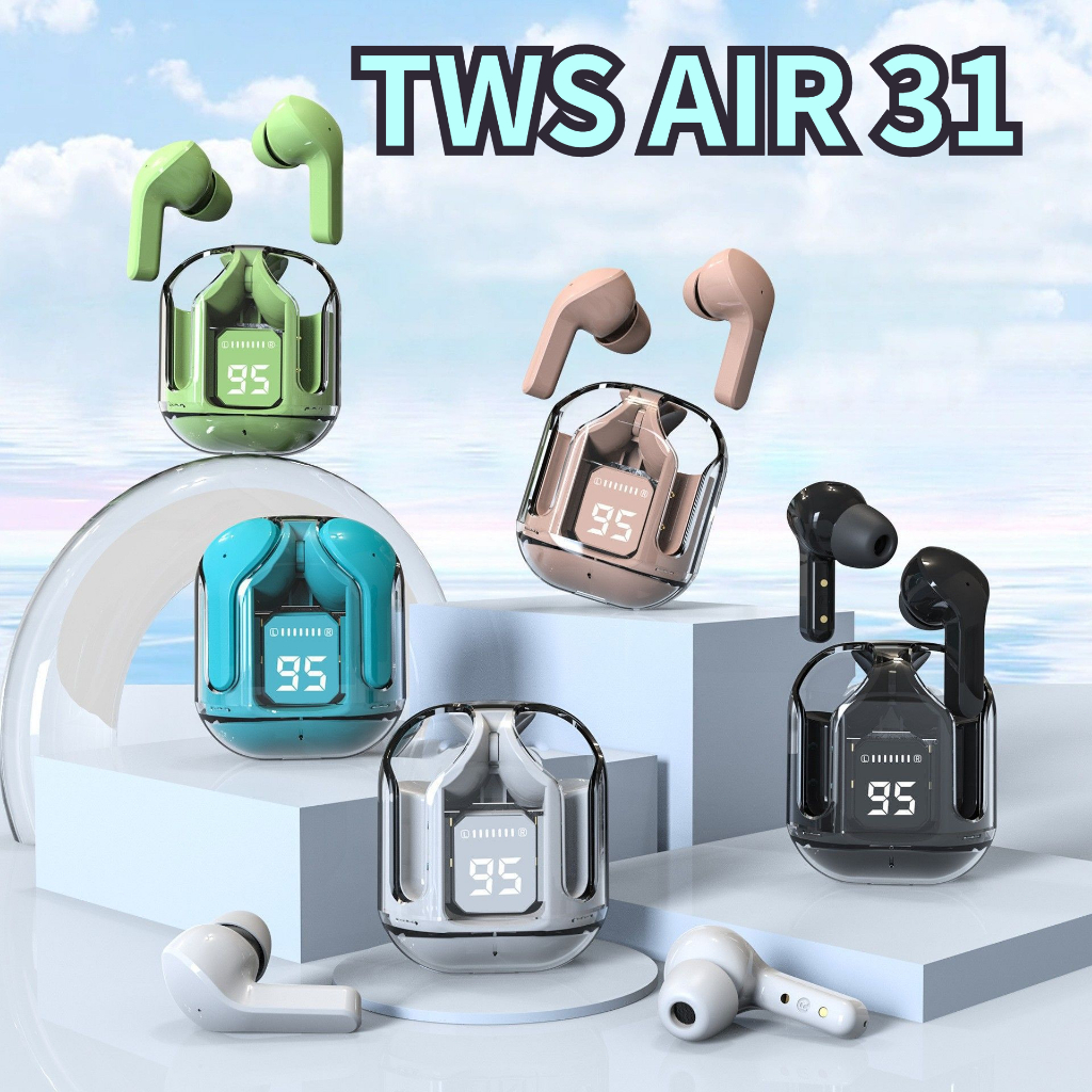 Jual Headset Bluetooth Air31 Low latency wireless gaming headsethifi ...