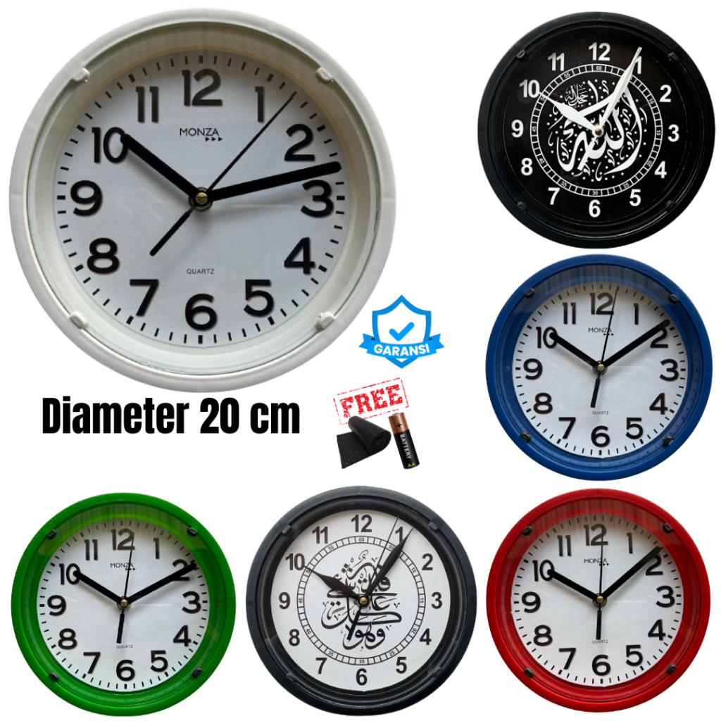 Jual Jam Dinding Kecil Minimalis Meja Murah Anak Kantor Kamar Kaligrafi ...