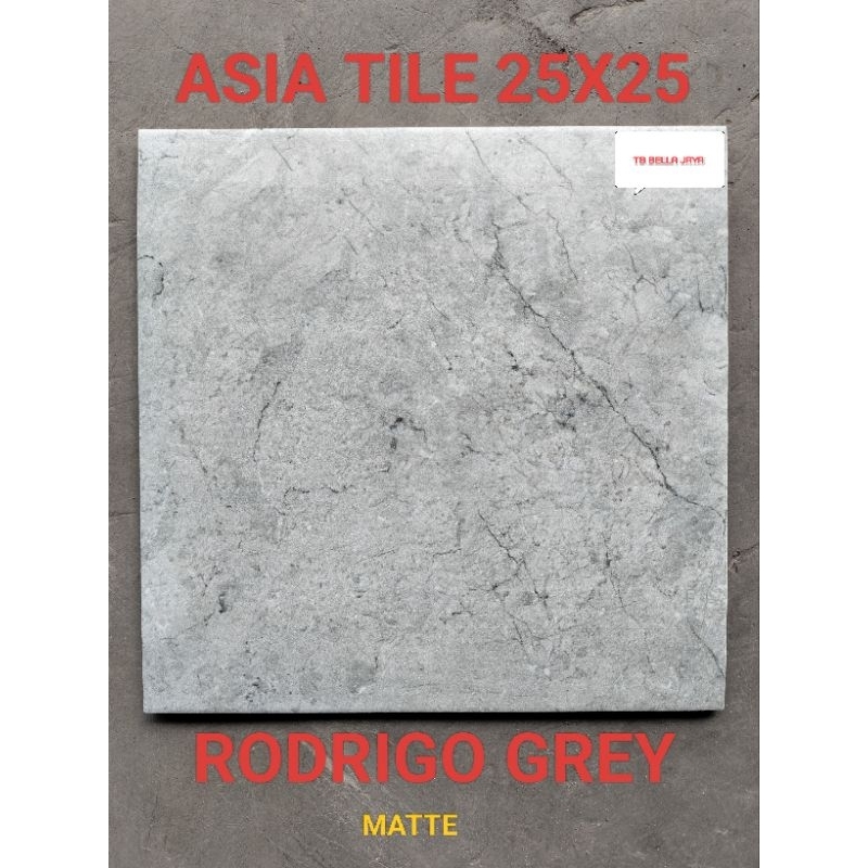 Jual Keramik Lantai Kasar Asia Tile Rodrigo Series Ukuran 2525 | Shopee ...