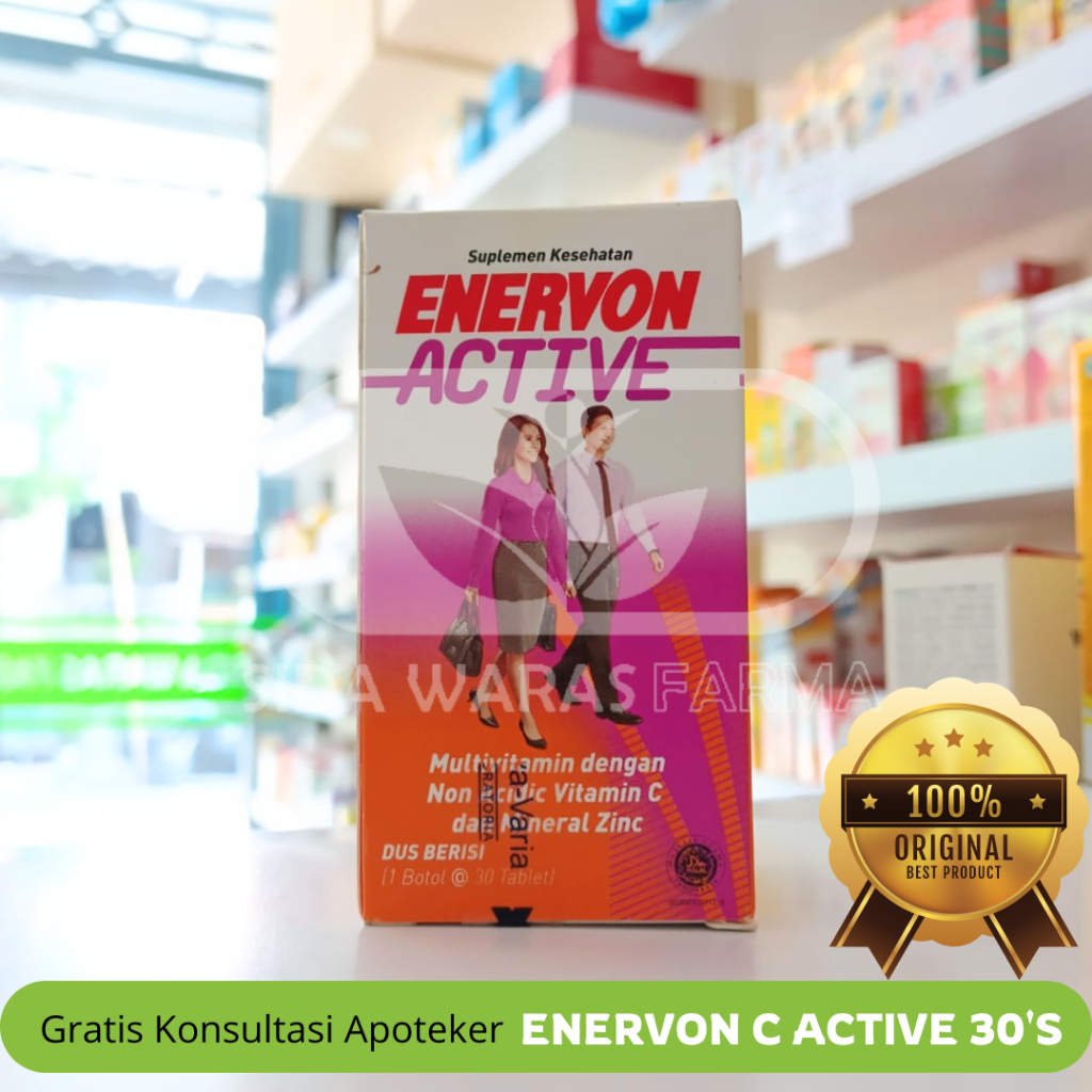 Jual Enervon Active Tablet 30's- Multivitamin | Shopee Indonesia