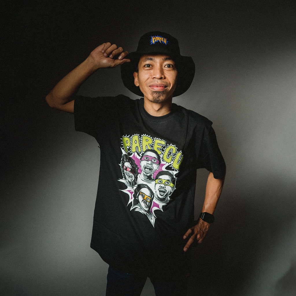 Jual Official Tshirt Parecu Podcast Personil Art Premium Cotton 20s ...