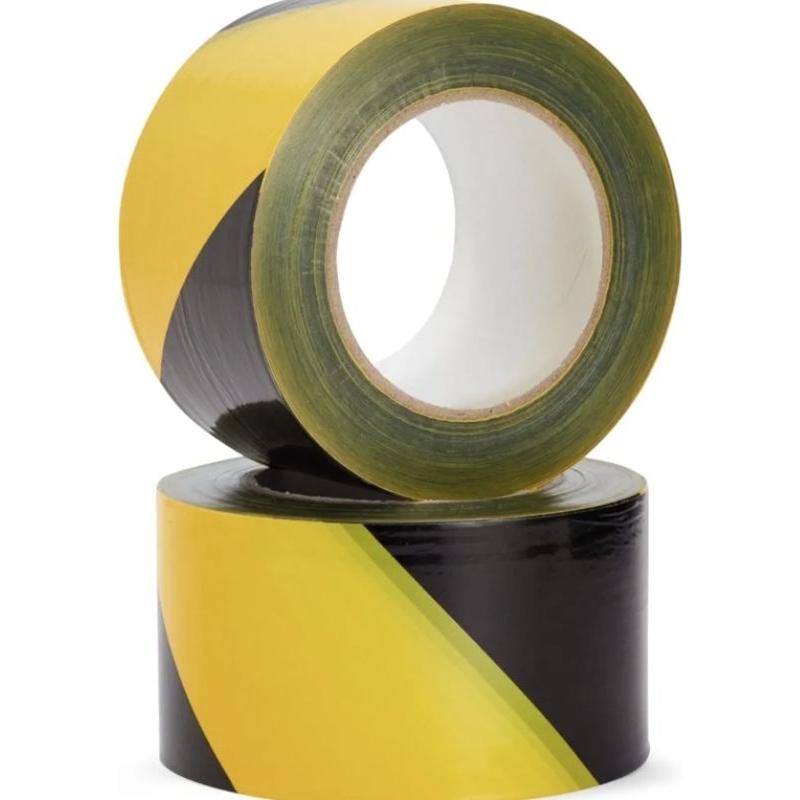 Jual Barricade Tape/ Police line / Safety line 2 Warna (Hitam Kuning ...