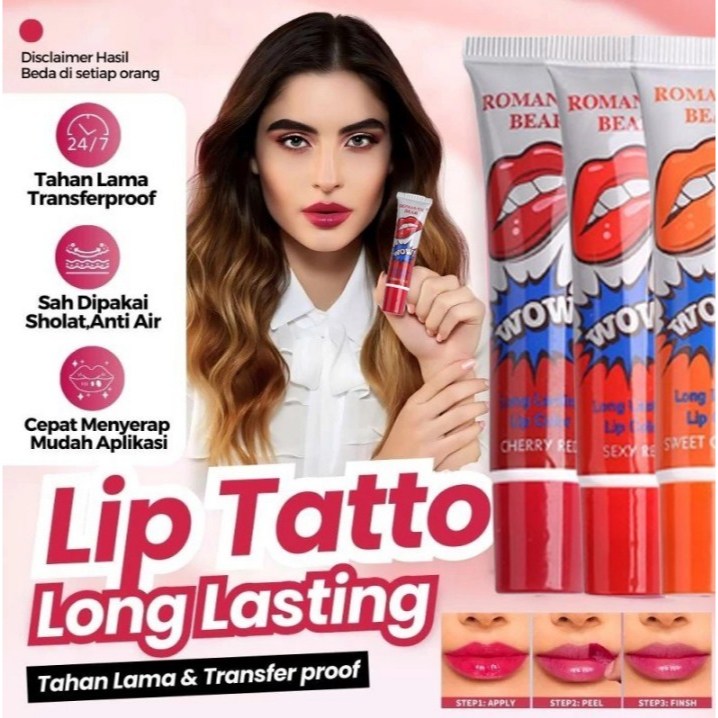 Jual MONOMOLA WOW ROMANTIC BEAR LIP TATTOO PEWARNA SULAM BIBIR ALAMI ...