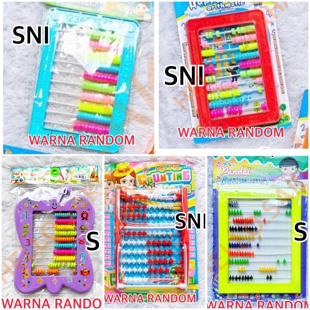 Jual (PRODUK BER-SNI) MAINAN WJS 065 LET'S PLAY COUNTING SEMPOA SIMPOA ...
