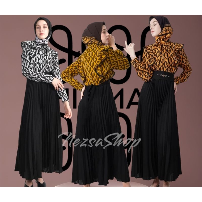 Jual Abaya HIKMAT A9995 Original + hijab** | Shopee Indonesia