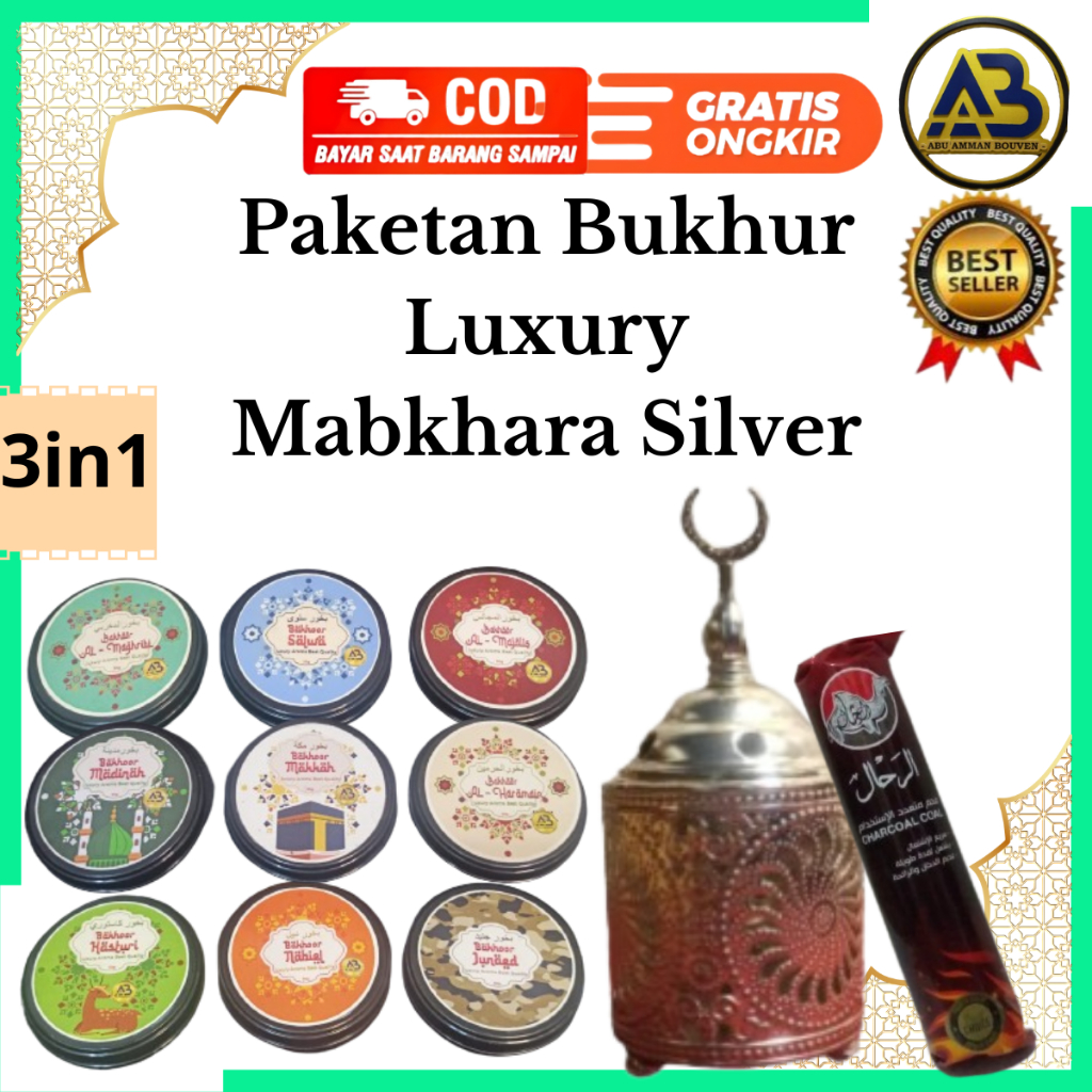 Jual Paketan Bukhur Luxury Buhur premium bukhoor original bakhoor Dupa ...
