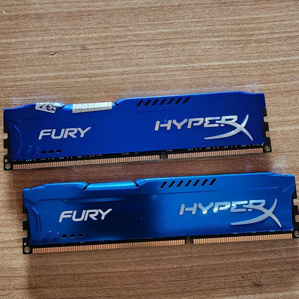 Jual Ram Gaming PC ddr3 16GB (8GB x2) Kingston Fury HyperX - Ram ...
