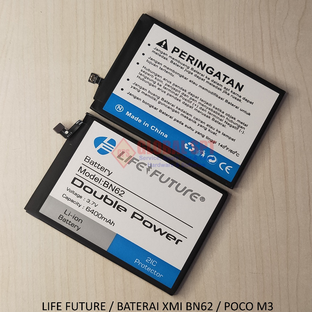 Jual LIFE FUTURE / BATERAI XIAOMI BN62 / BATRE REDMI 9T / BATERE ...