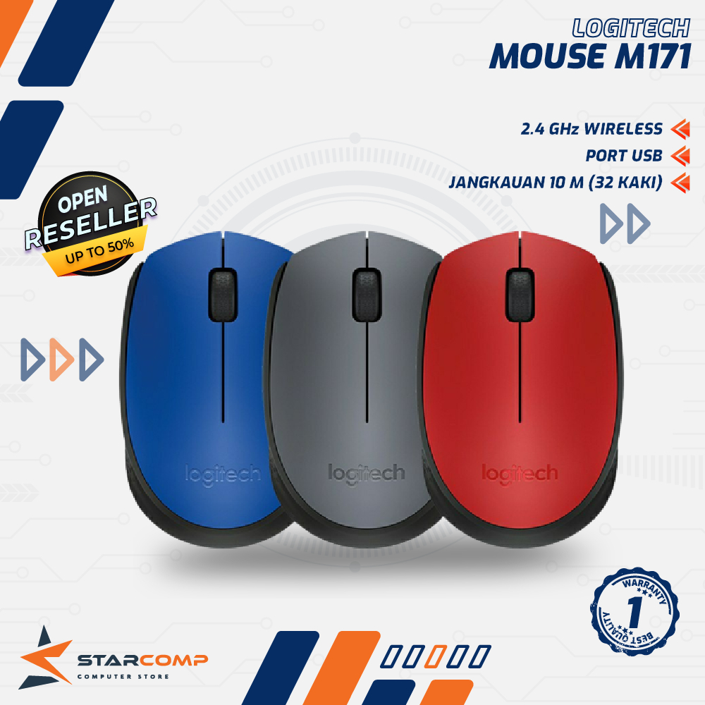 Jual Logitech M171 Mouse Wireless Original | Shopee Indonesia