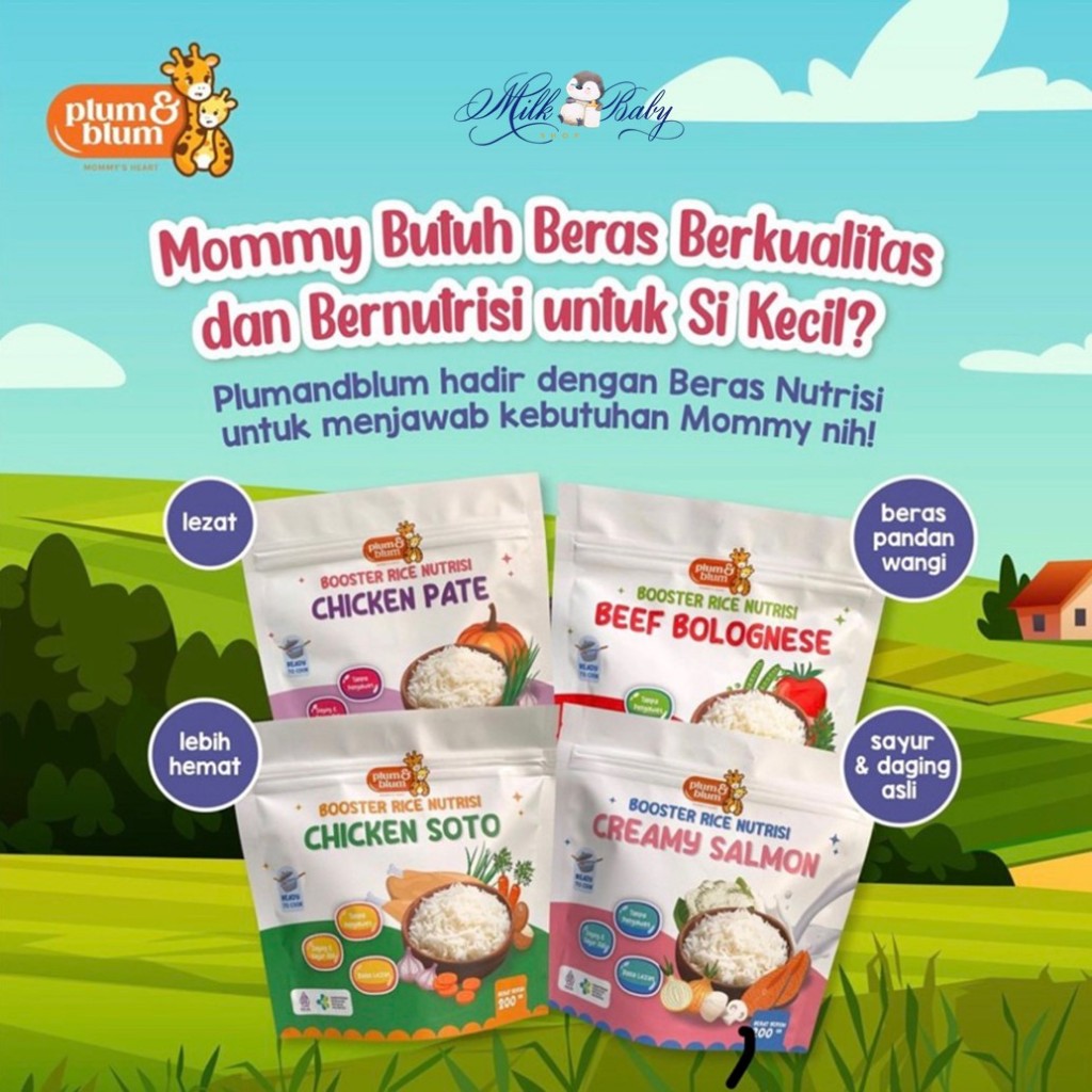 Jual Plum And Blum Booster Rice Nutrisi | Shopee Indonesia