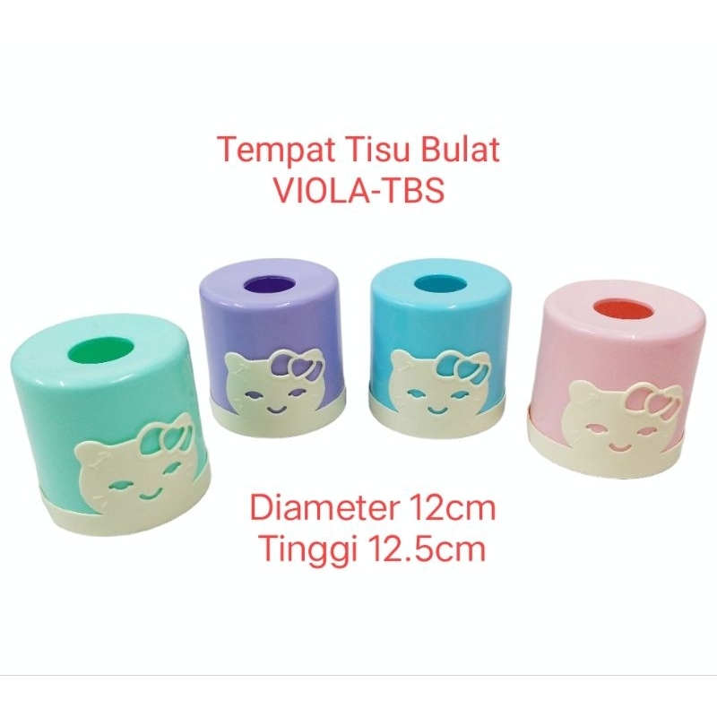 Jual Tempat Tisu Bulat SALSA VIOLA TBS Plastik | Shopee Indonesia