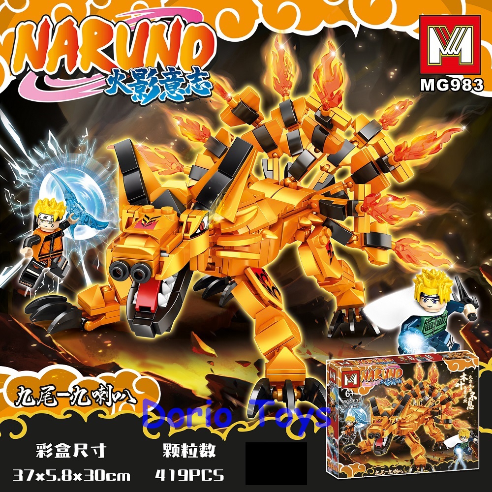 Jual Brick Naruto Shippuden: Naruto Kurama Minato Serial Anime Jepang ...