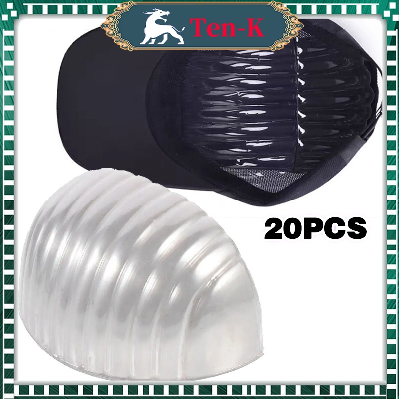 Jual 20pcs Alat Topi Soko Penegak Topi Bahan Plastik Polos Bening ...