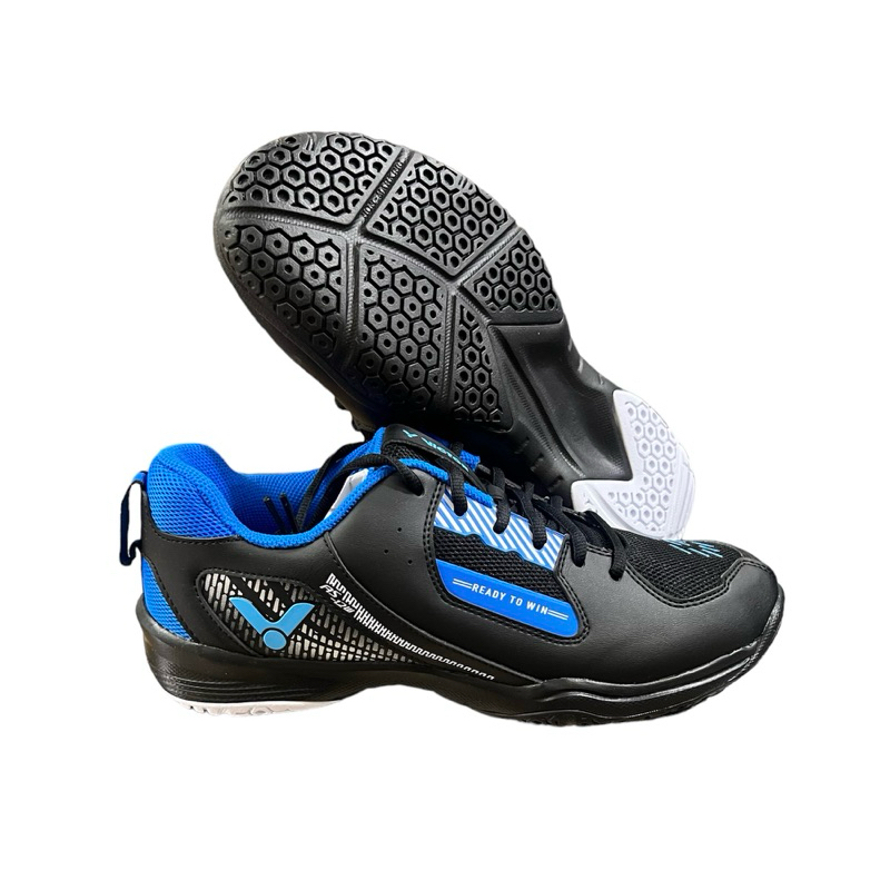 Jual Sepatu Badminton Victor AS 12 Wide / AS12 W Black | Shopee Indonesia