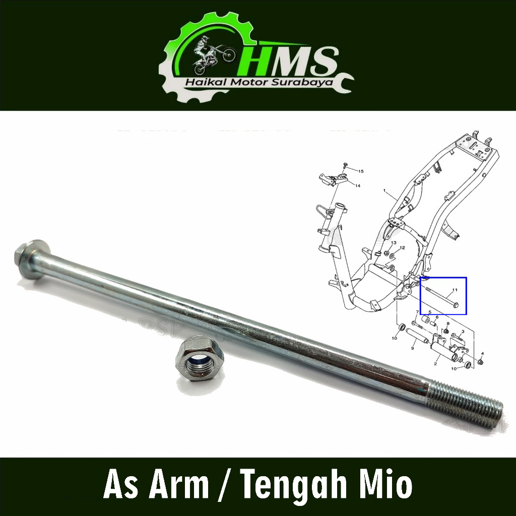 Jual As Arm / Tengah Mio - As Swing Arem Fork Forek Garpu Tengah Center ...