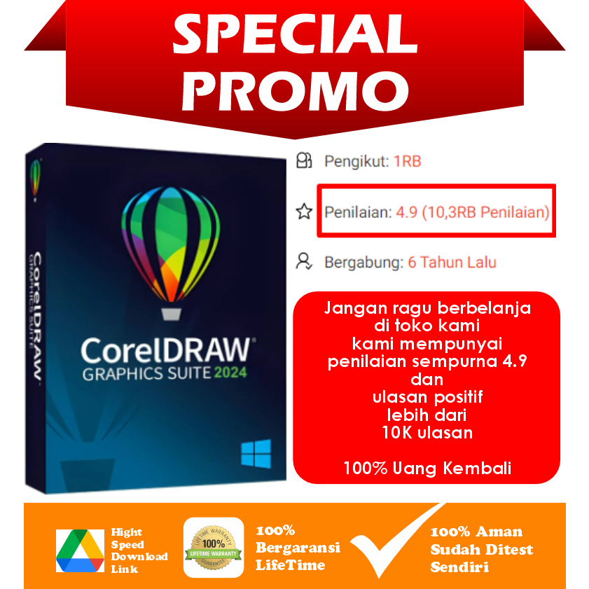 Jual [PROMO BELI 3 GRATIS 1] CorelDRAW Graphics Suite 2024 25.0.0.230 ...