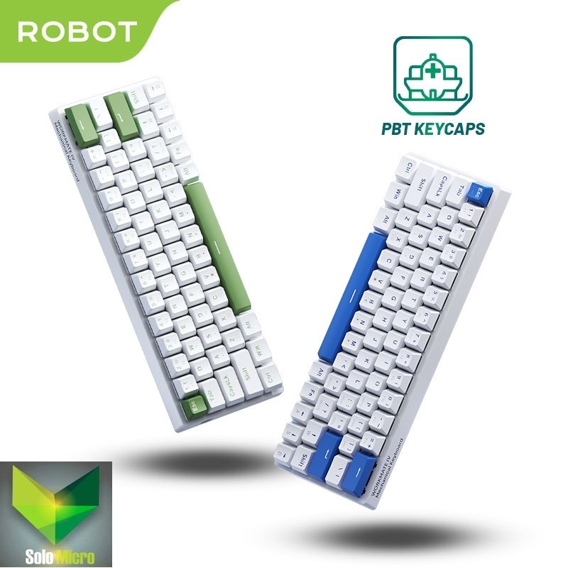 Jual ROBOT WORKMATE IV Mechanical Wired Keyboard Gaming 63 Keys PBT ...