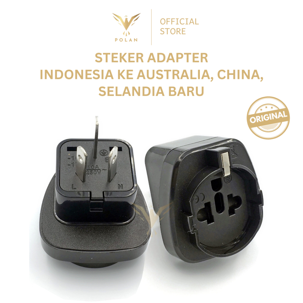 Jual OVER STEKER KONVERTER ADAPTER MODEL AU TIPE I AUSTRALIA CHINA ...