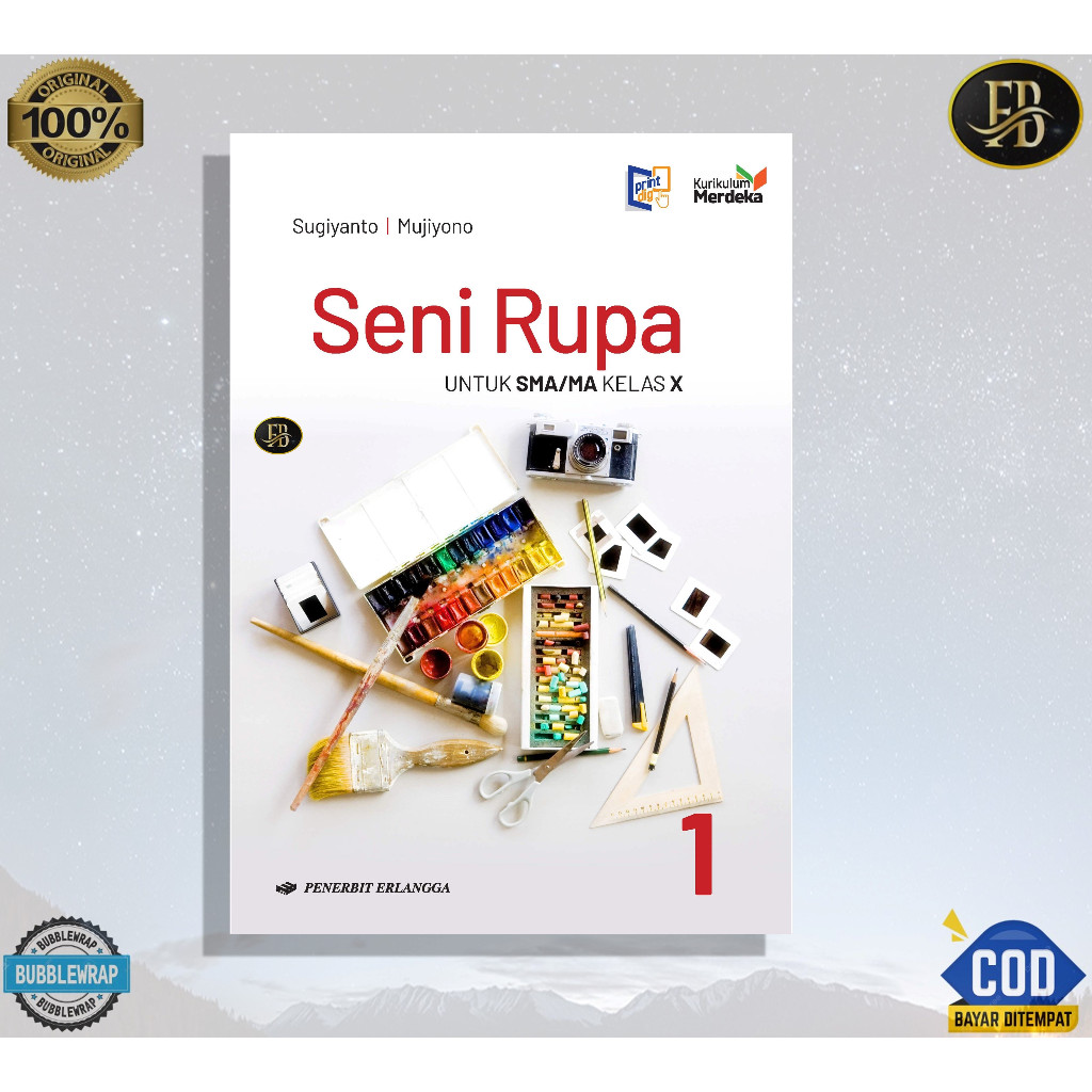 Jual [Penerbit erlangga] Seni Rupa Kelas 10 Kurikulum merdeka | Shopee Indonesia