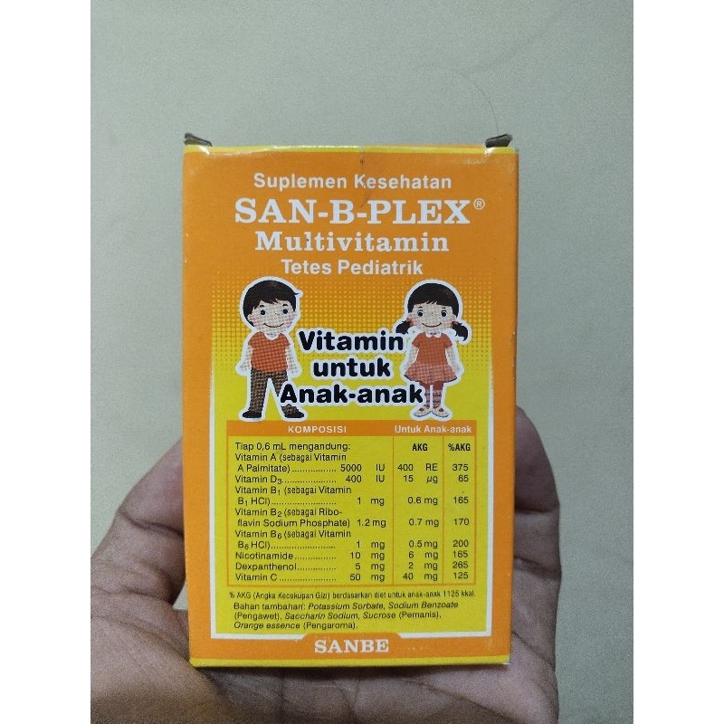 Jual SAN-B-PLEX multivitamin anak 15ml | Shopee Indonesia