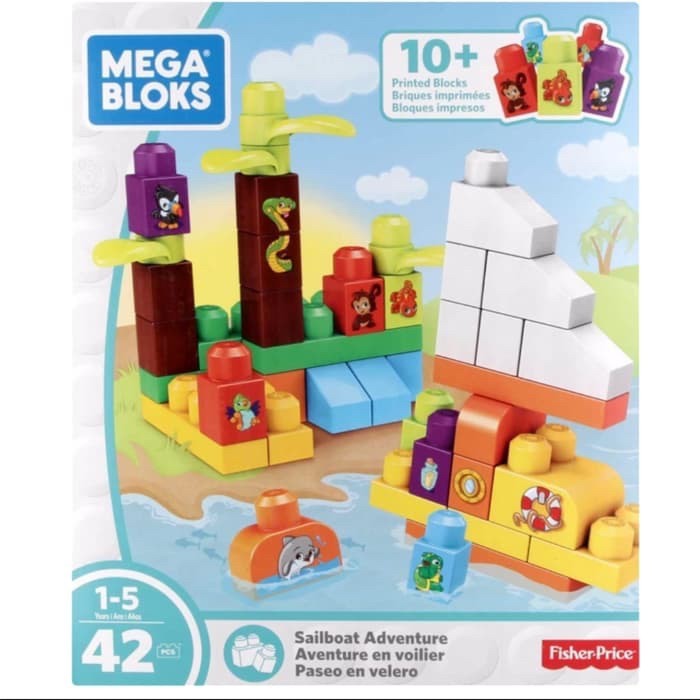 Jual Fisher Price Mega Bloks Building Basic Sailboat Adventure - MEGA ... Jual Fisher Price Mega Bloks Building Basic Sailboat Adventure - MEGA ...