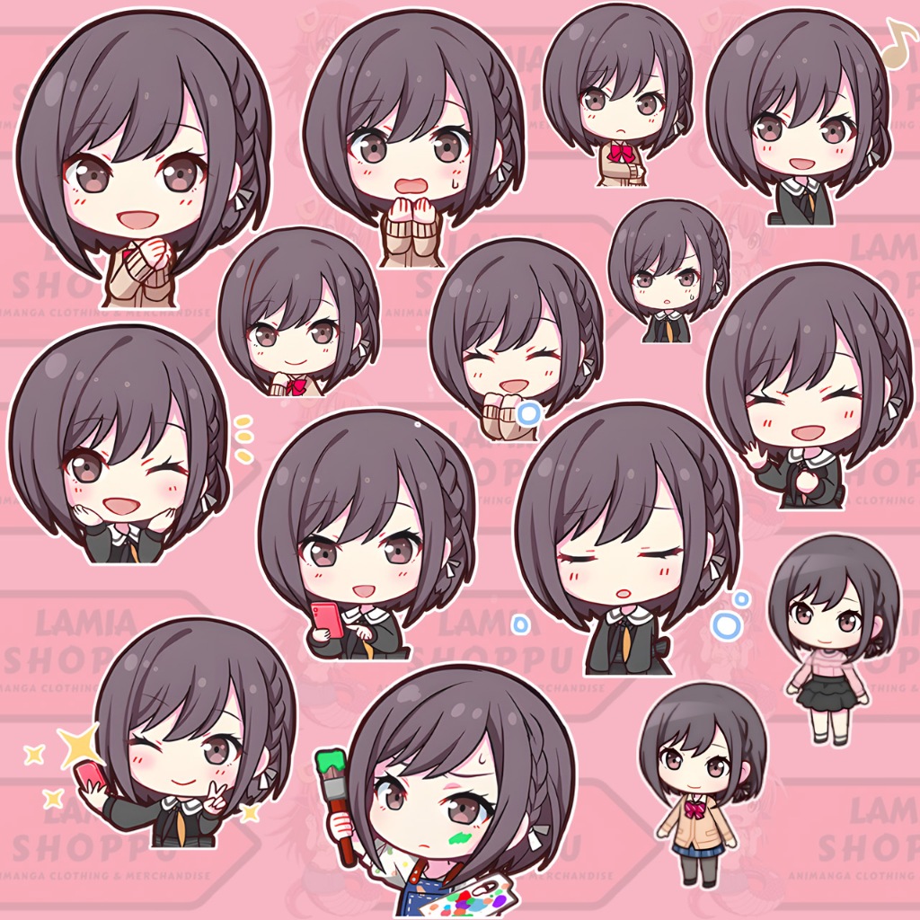 Jual Sticker Vinyl Project Sekai Shinonome Ena | Sticker Enanan Proseka ...
