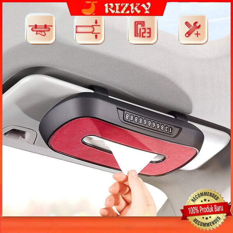 Jual Tempat Tisu Tissue Box Mobil Dashboard Gantung Hanger Kulit ...