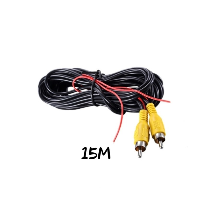 Jual Kabel Extension Kamera Parkir/Kabel Camera Mundur Mobil RCA 15M ...