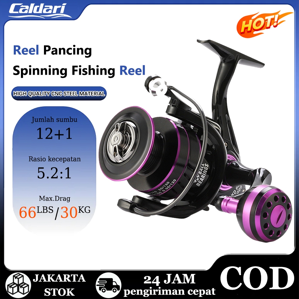 Jual 【Indonesia Spot】fishing Reel Pancing Max Drag 30kg dengan Reel ...