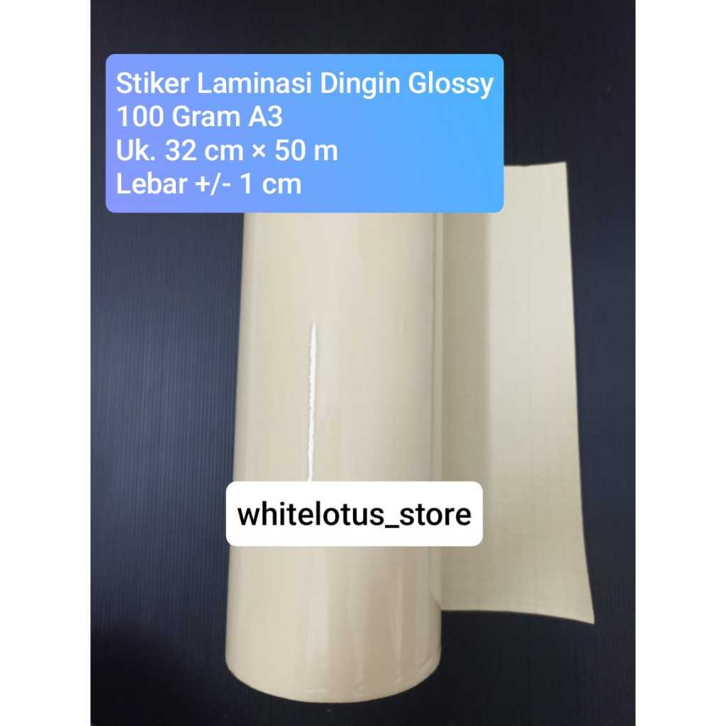 Jual Sticker Laminasi Dingin Glossy 100 Gram A3 | Shopee Indonesia