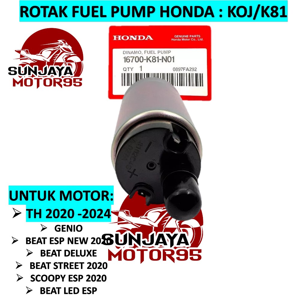 Jual ROTAK FUEL PUMP K81 / KOJ Beat eSP , Beat eco , Genio , Scoopy eSP , Beat Street, Beat ...