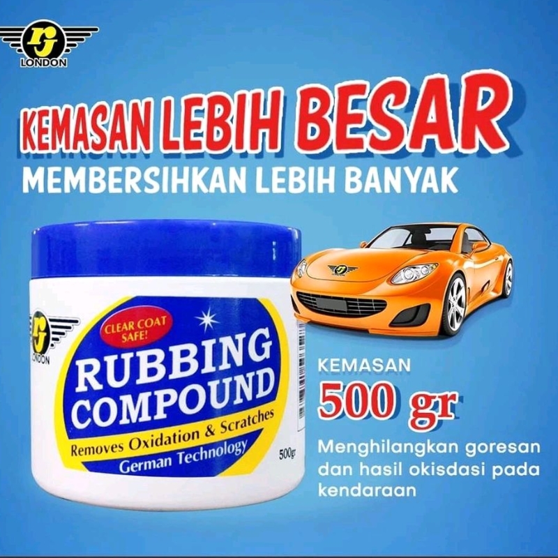 Jual kompound rj 500 gram kompon compound mobil motor wax bukan 3m, kit ...