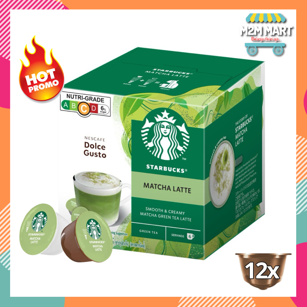 Jual Nescafe Dolce Gusto Starbucks Matcha Latte Capsule | Shopee Indonesia