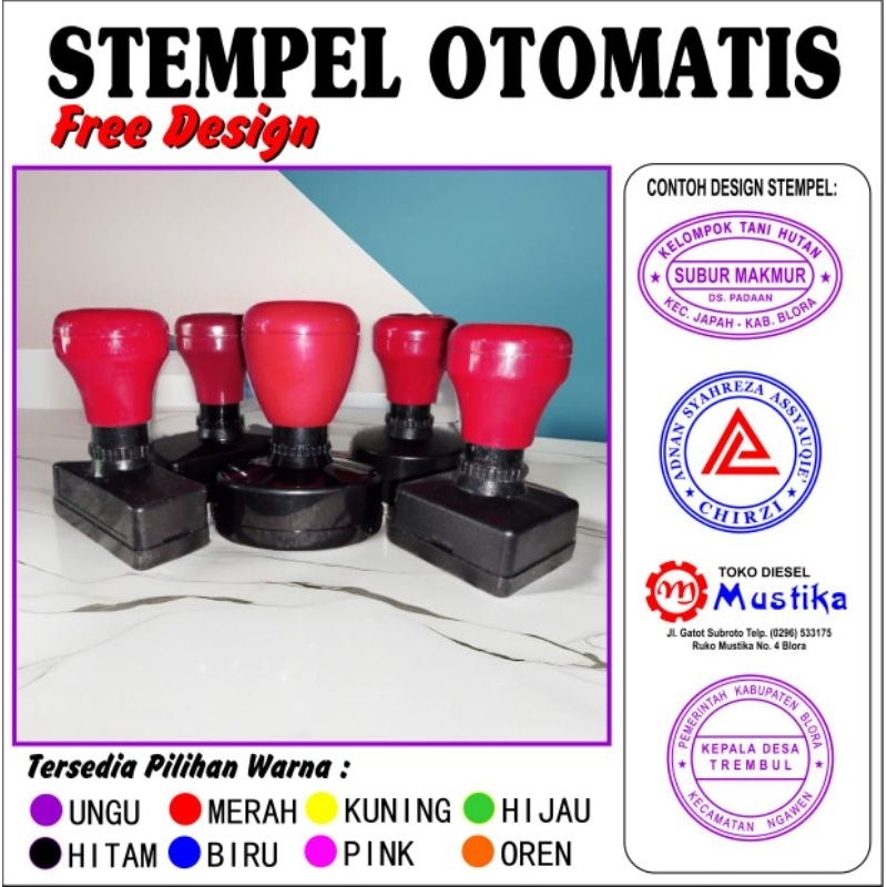 Jual Stempell flash atau otomatis standar | Shopee Indonesia