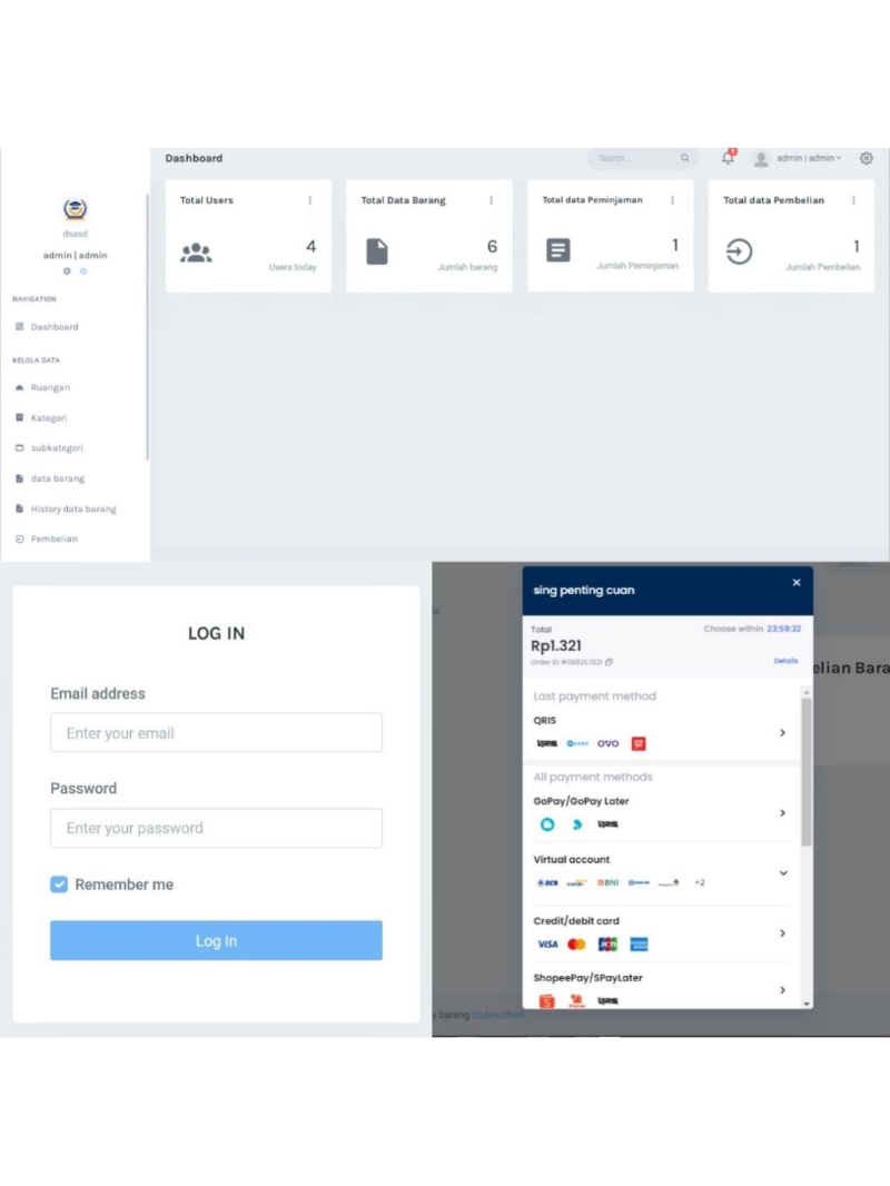 Jual source code aplikasi inventori barang sekolah | laravel 10 ...