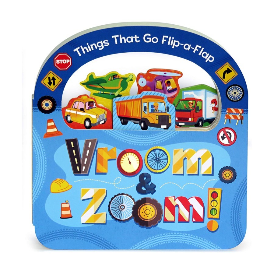 Jual Vroom and Zoom: Things That Go Flip a Flap Board Book (Board Book ...