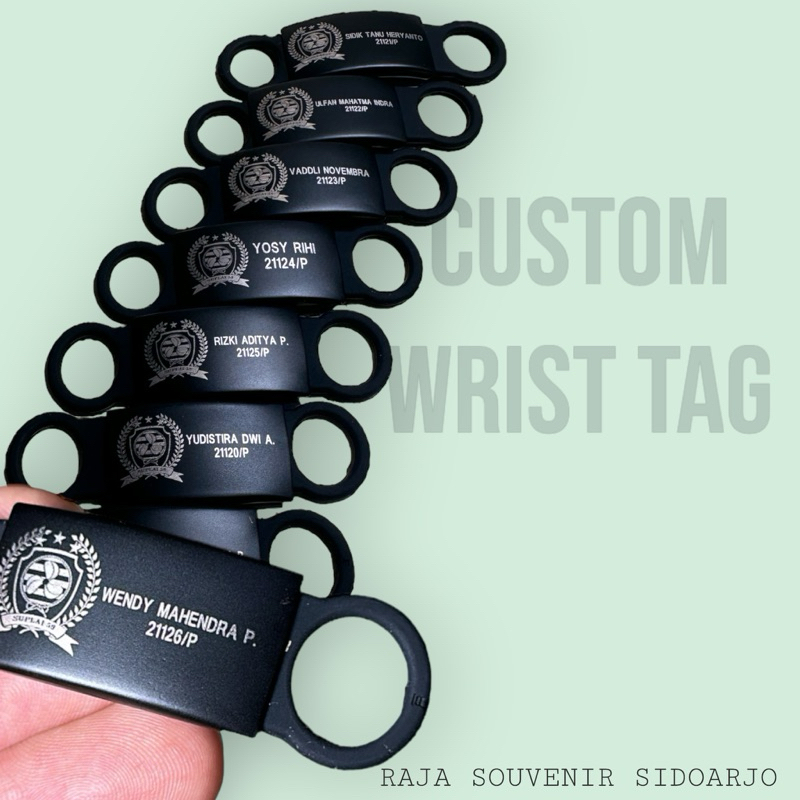 Jual custom Wrist Tag / Wrist band cocok untuk segala jenis jam tangan ...