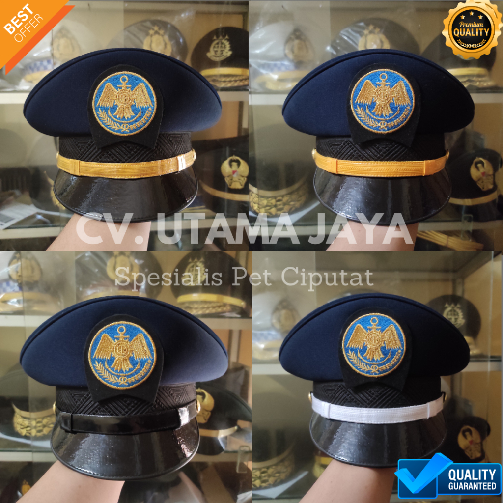 Jual Topi Pet Dishub Dinas Perhubungan Golongan 2a 3a Kemenhub List ...