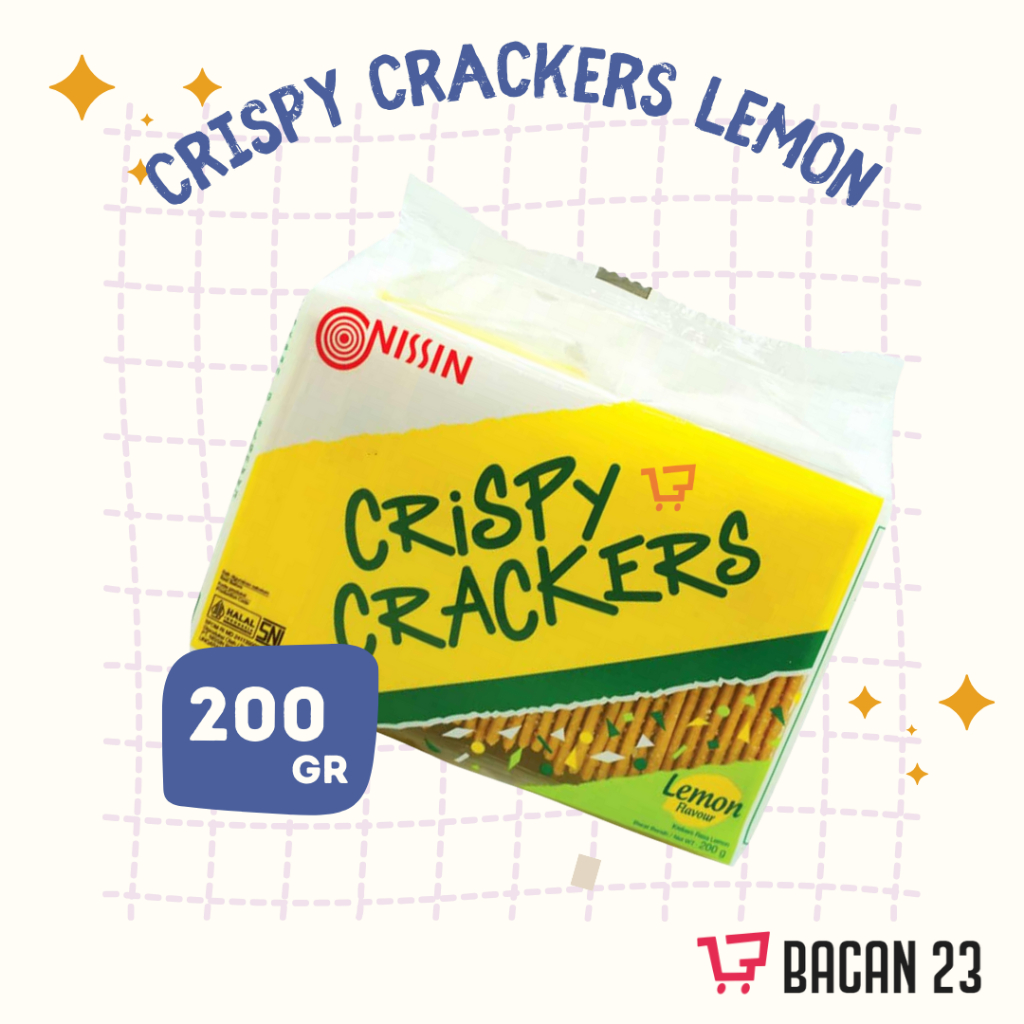 Jual Nissin Crispy Crackers Lemon (200gr) / Biskuit Krekers Nissin ... Jual Nissin Crispy Crackers Lemon (200gr) / Biskuit Krekers Nissin ...