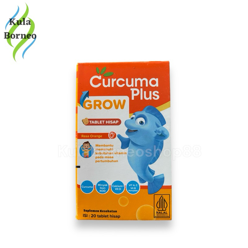 Jual Curcuma Plus Grow Tablet Hisap | Shopee Indonesia