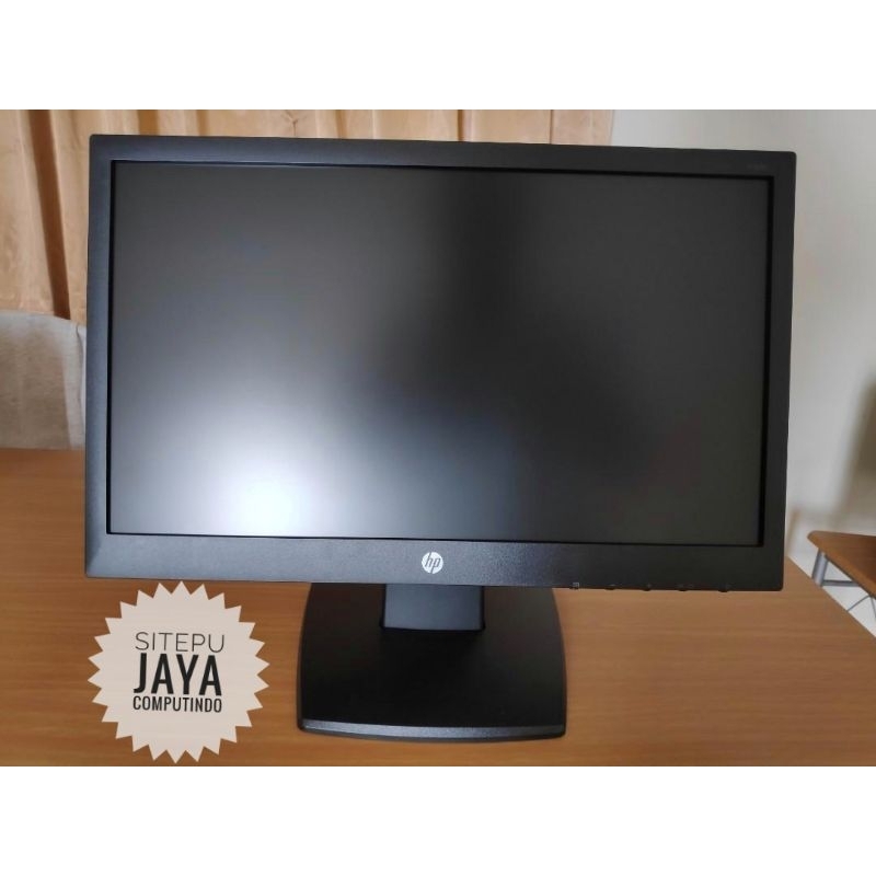 Jual Monitor Led Hp 19Inchi Wide Screen Super Mulus Bergaransi Lengkap ...