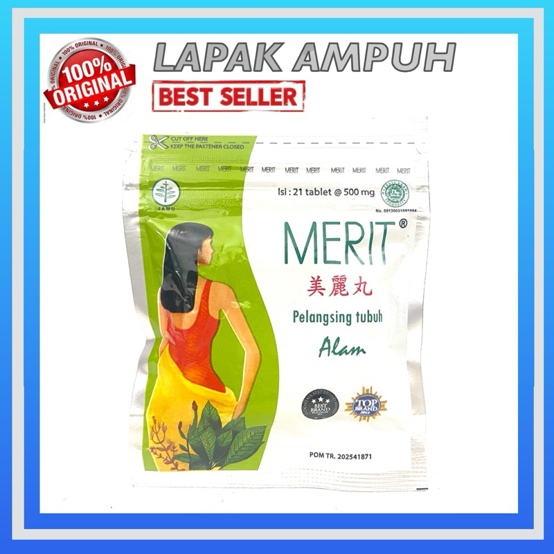 Jual MERIT PIL ISI 21 PIL PELANGSING TUBUH | Shopee Indonesia