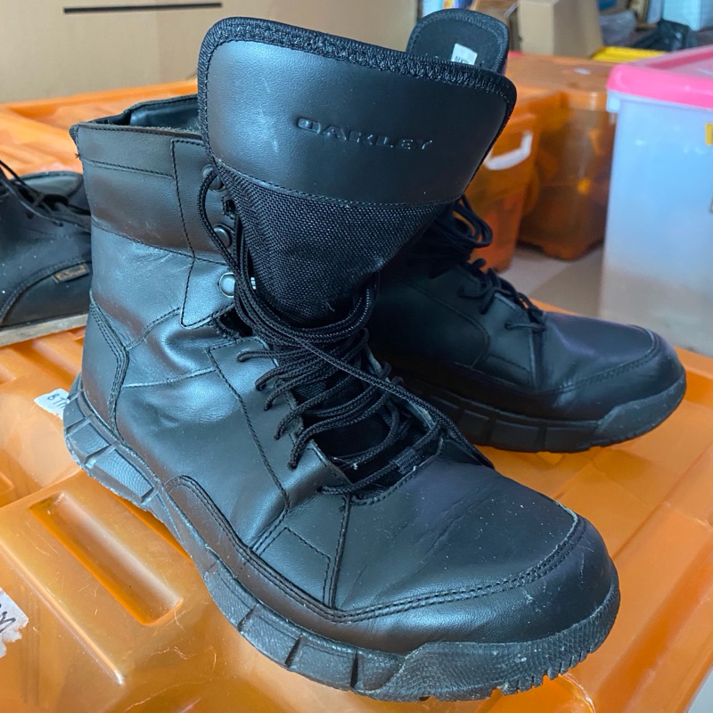 Jual sepatu boots oakley ukuran 9 tactical kulit leather hitam | Shopee ...