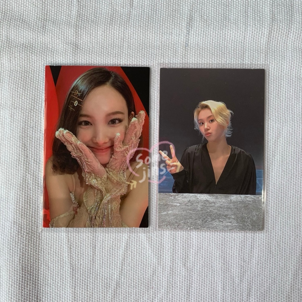 Jual Twice Eyes Wide Open EWO photocard pc nayeon chaeyoung peace, kuning, meja chibi | Shopee ...