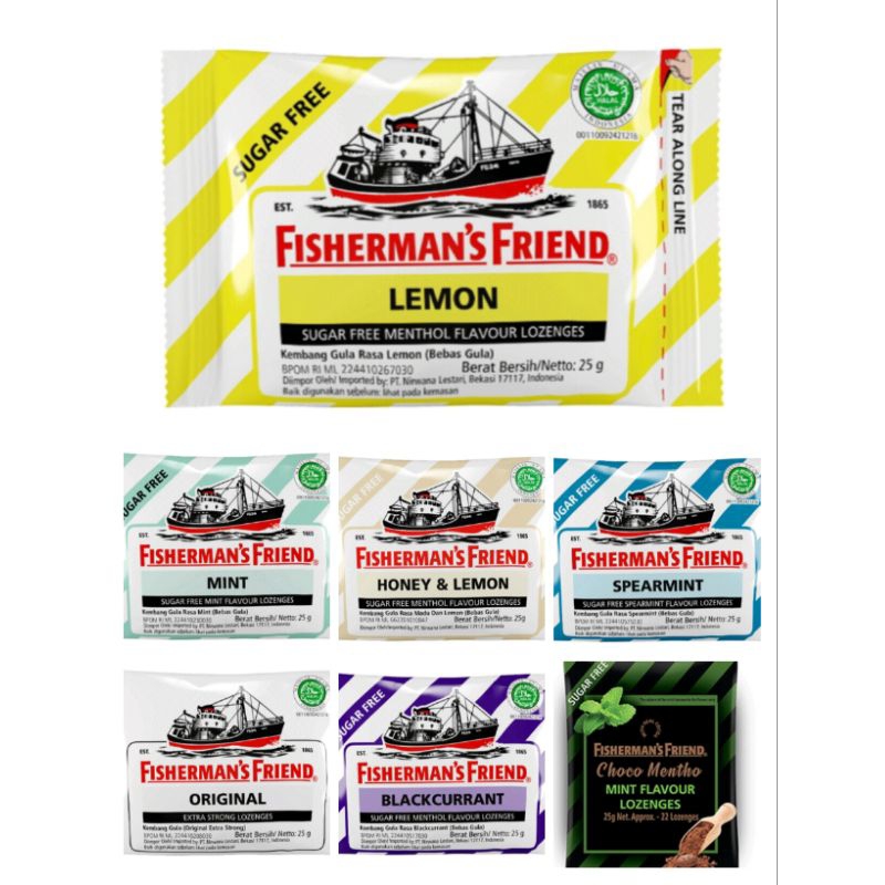 Jual FISHERMAN'S FRIEND Choco Mentho Permen Sugar Free Mint 25 g ...