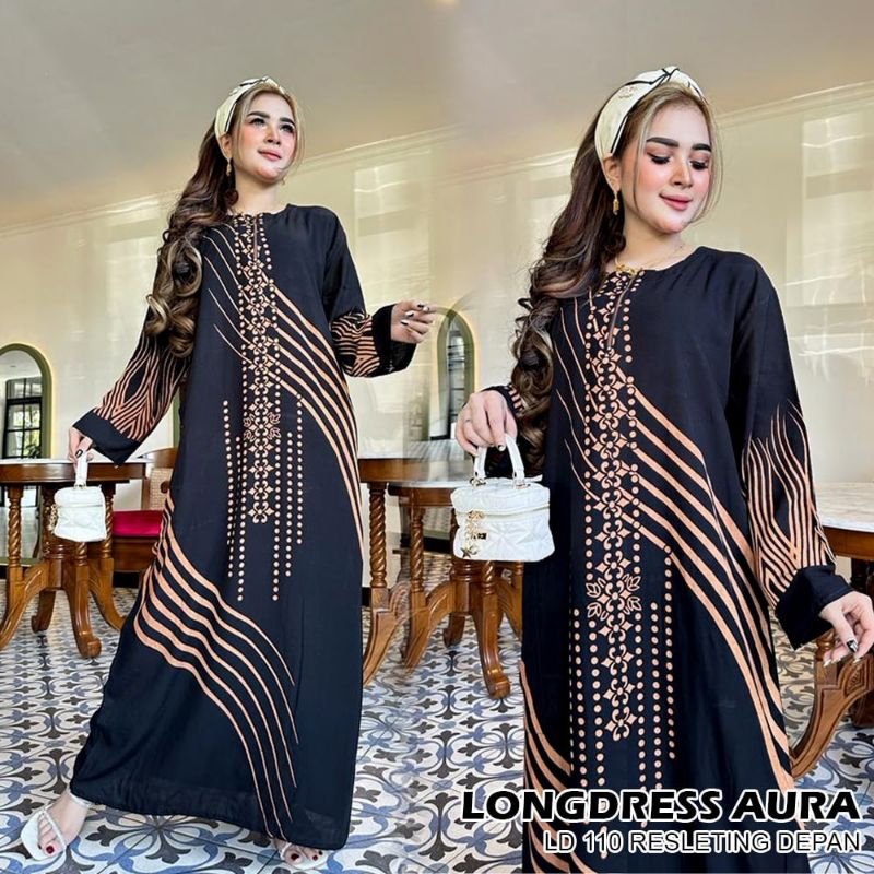 Jual LONGDRES MUSLIM LENGAN PANJANG //DASTER IBU //LONGDRES BUSUI ...