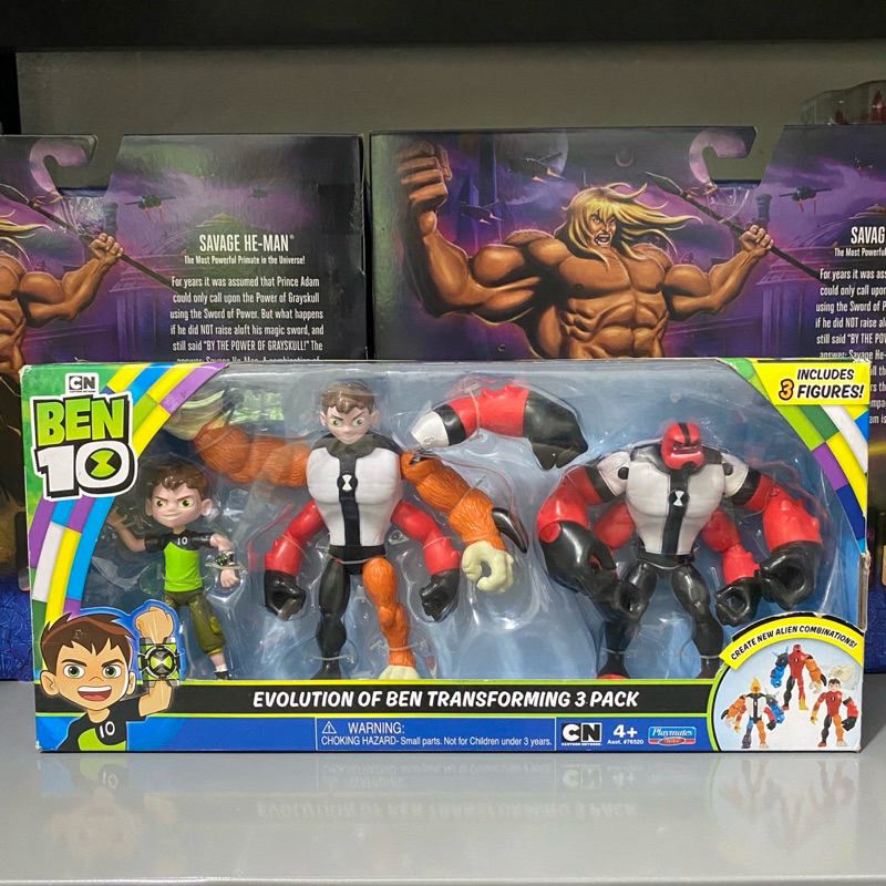 Jual Ben 10 Action Figure Of Ben Transforming 3 Pack | Shopee Indonesia