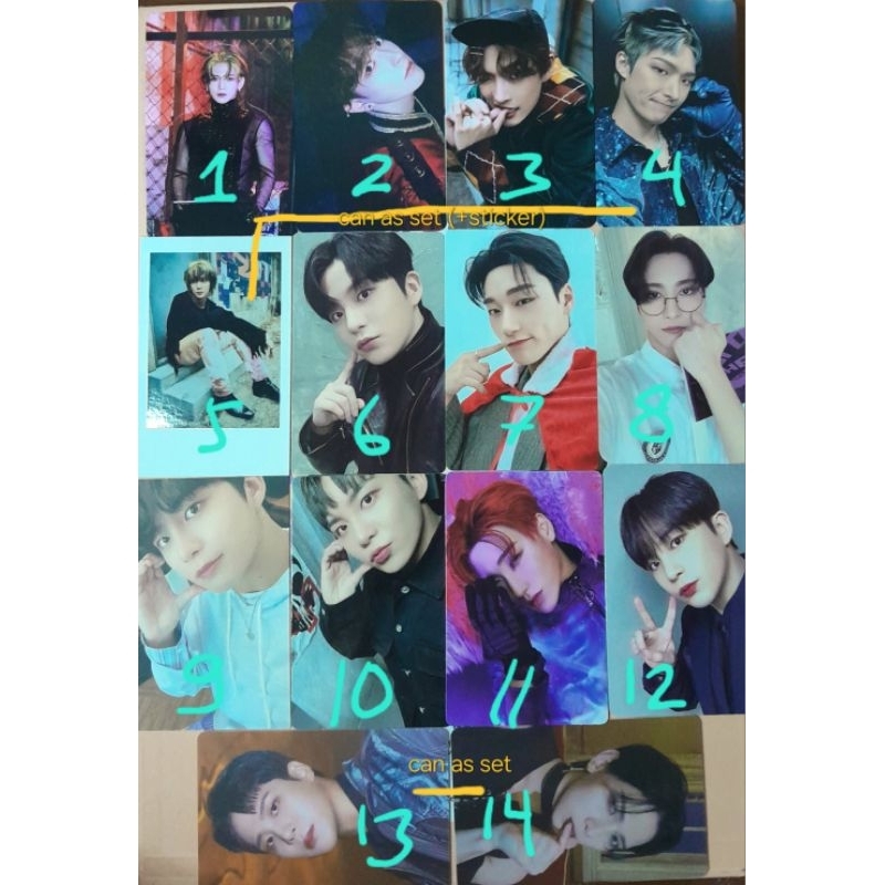 Jual ATEEZ Photocard Official (PC Hongjoong, Seonghwa, Yeosang, San ...